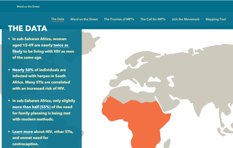 Developing a “Story Map” about Reproductive Health in Sub-Saharan ...